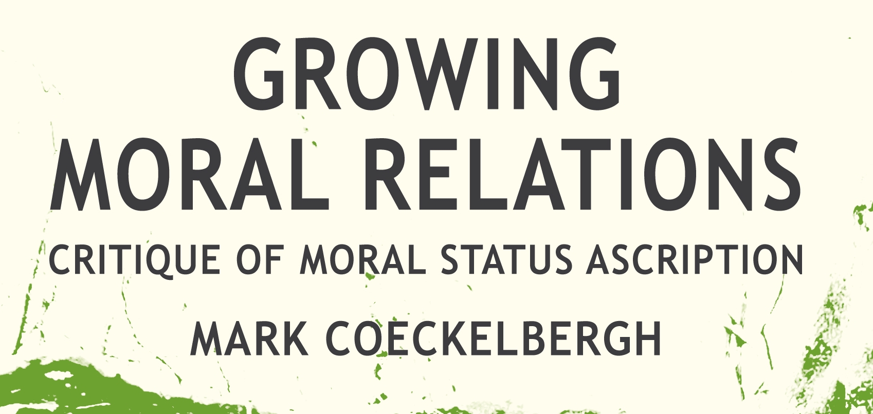 Growing Moral Relations – Mark Coeckelbergh